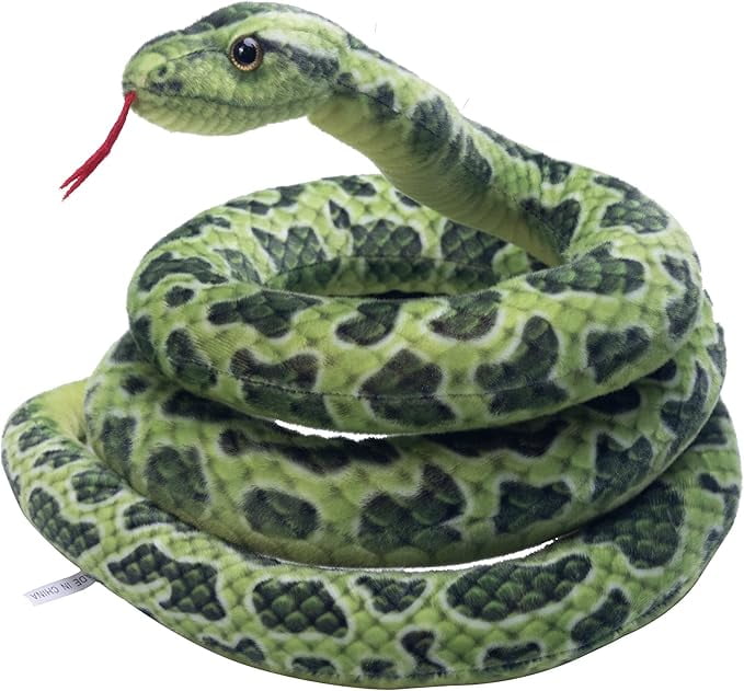 Snake Stuffed Animal Plush Snakes Toys Giant Fake Python Lifelike Giant ...