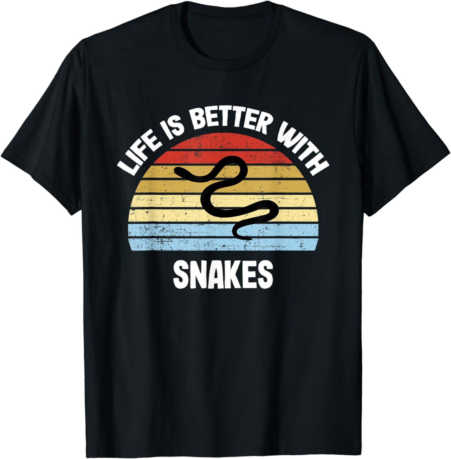 Snake T-Shirt | Life is Better With Snakes T-Shirt - Walmart.com