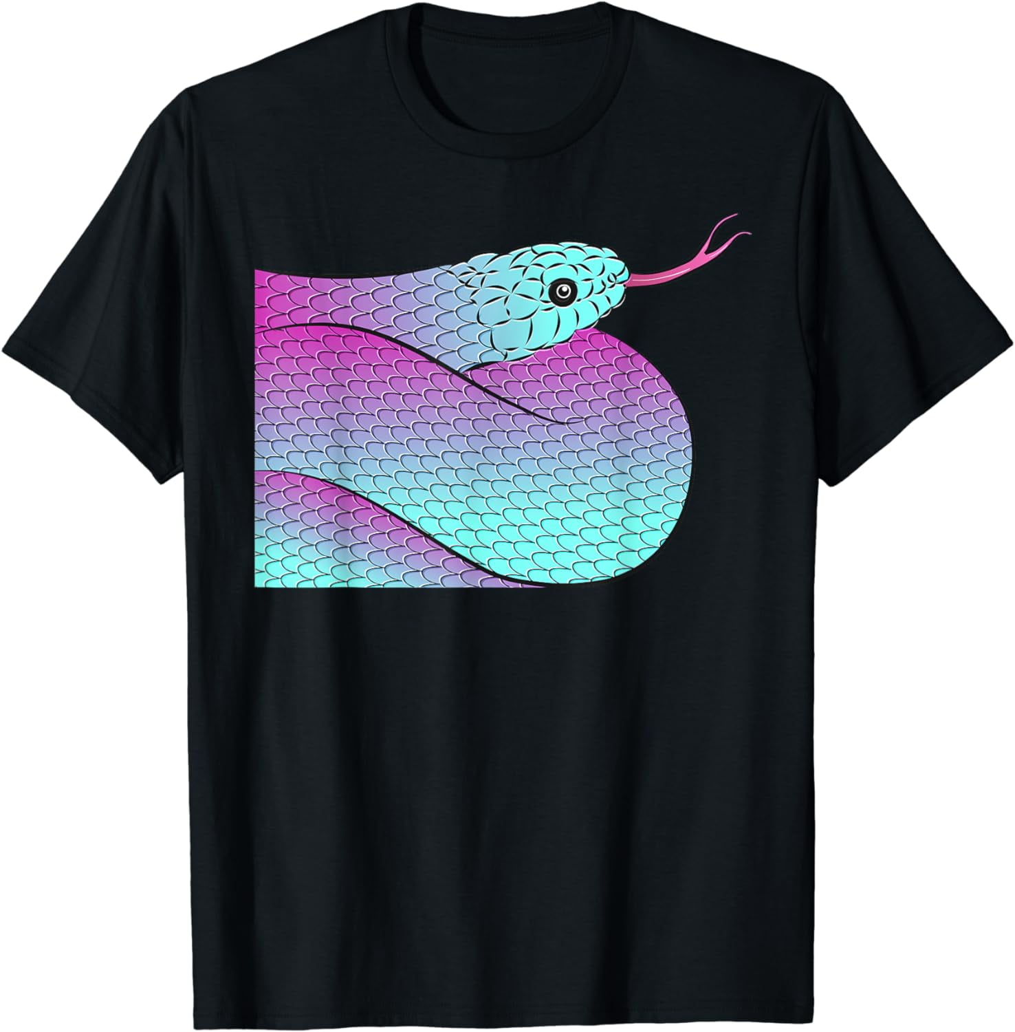 Snake Tongue Out Reptile Python Lover Herpetologist T-Shirt - Walmart.com