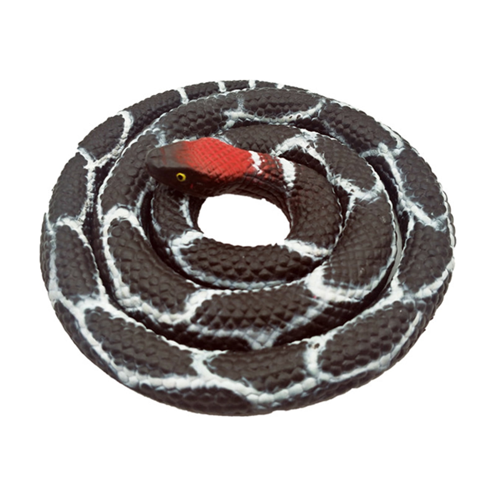 Snake Toy Creative Tricky High Simulation Soft Glue Scary Animal Fake ...