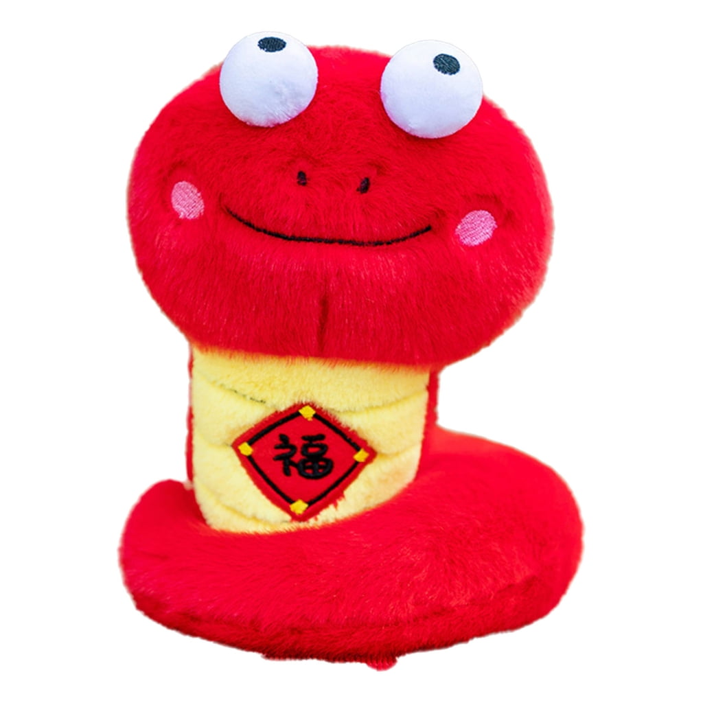 Snake Toy Plush Mascots Stuffed Animal Snake Year Teenager New Year Toy ...