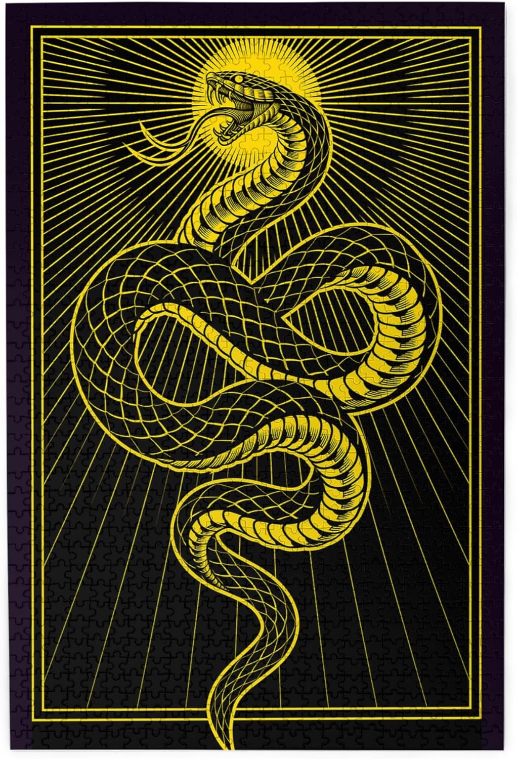 Snake Wooden Jigsaw Puzzle for Adults 1000 Pieces Puzzles with ...