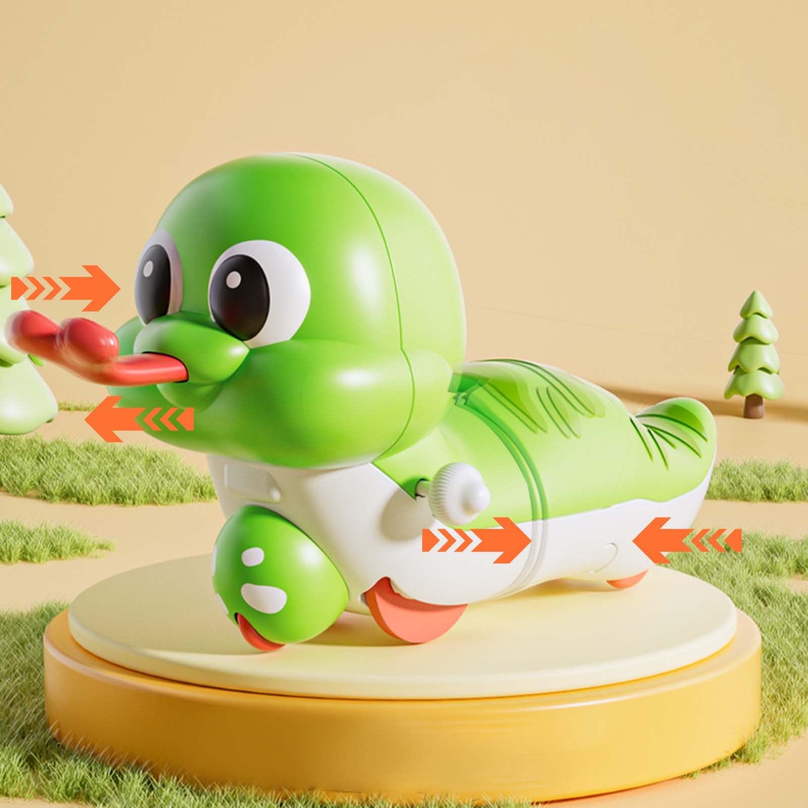 Snake Year Toy Chain Up Happy Stretch Snake Clockwork Toy, Retractable ...