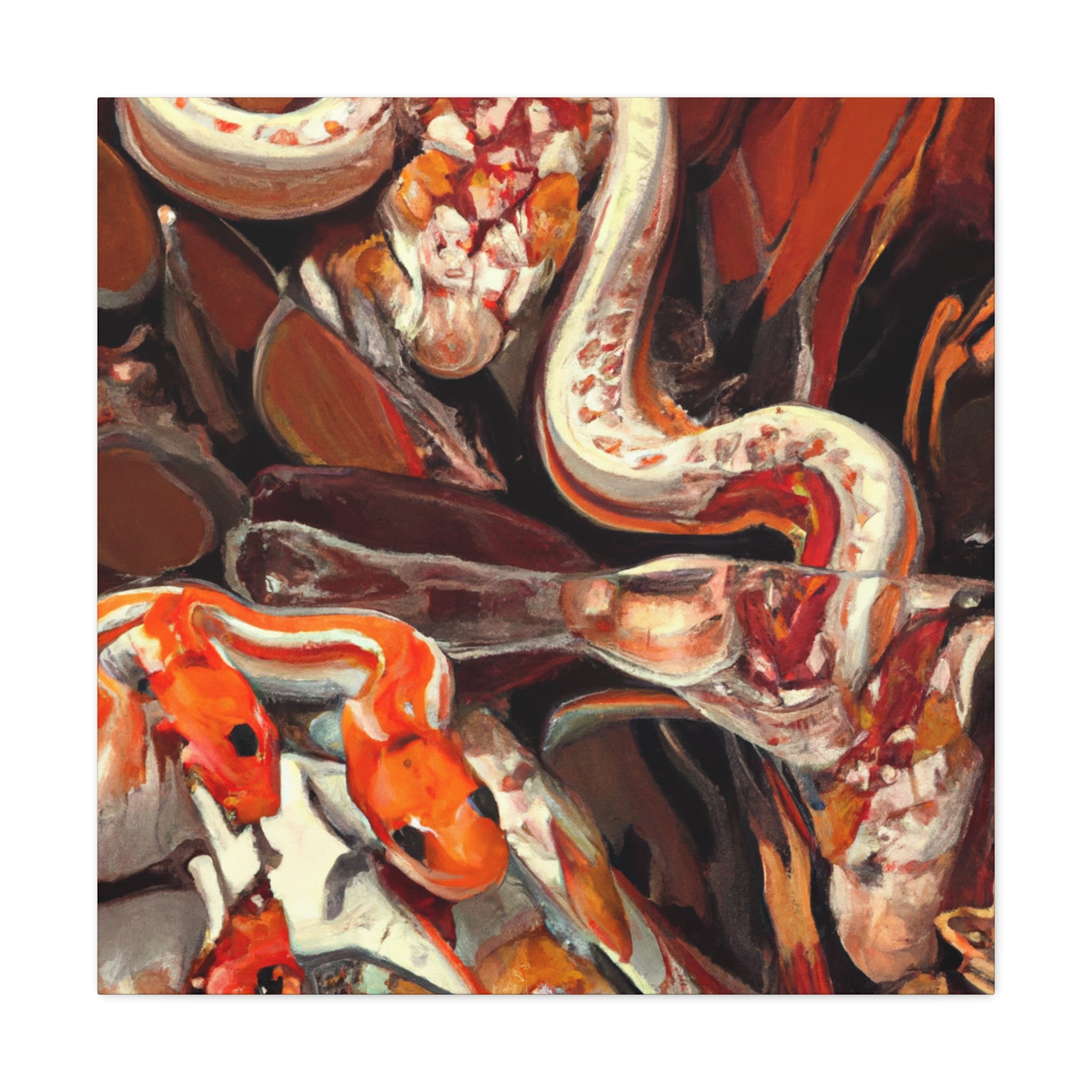 "Snake from Surrealism" - Canvas - Walmart.com