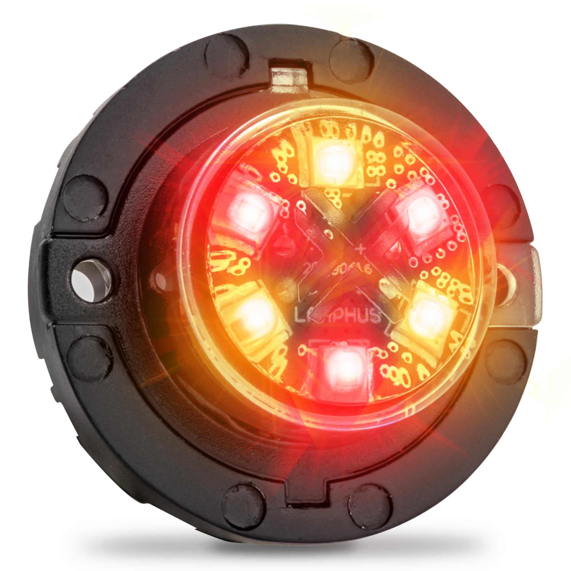 SnakeEye III AMBER RED LED Hideaway Strobe Light [SAE Class 1] [IP67 ...