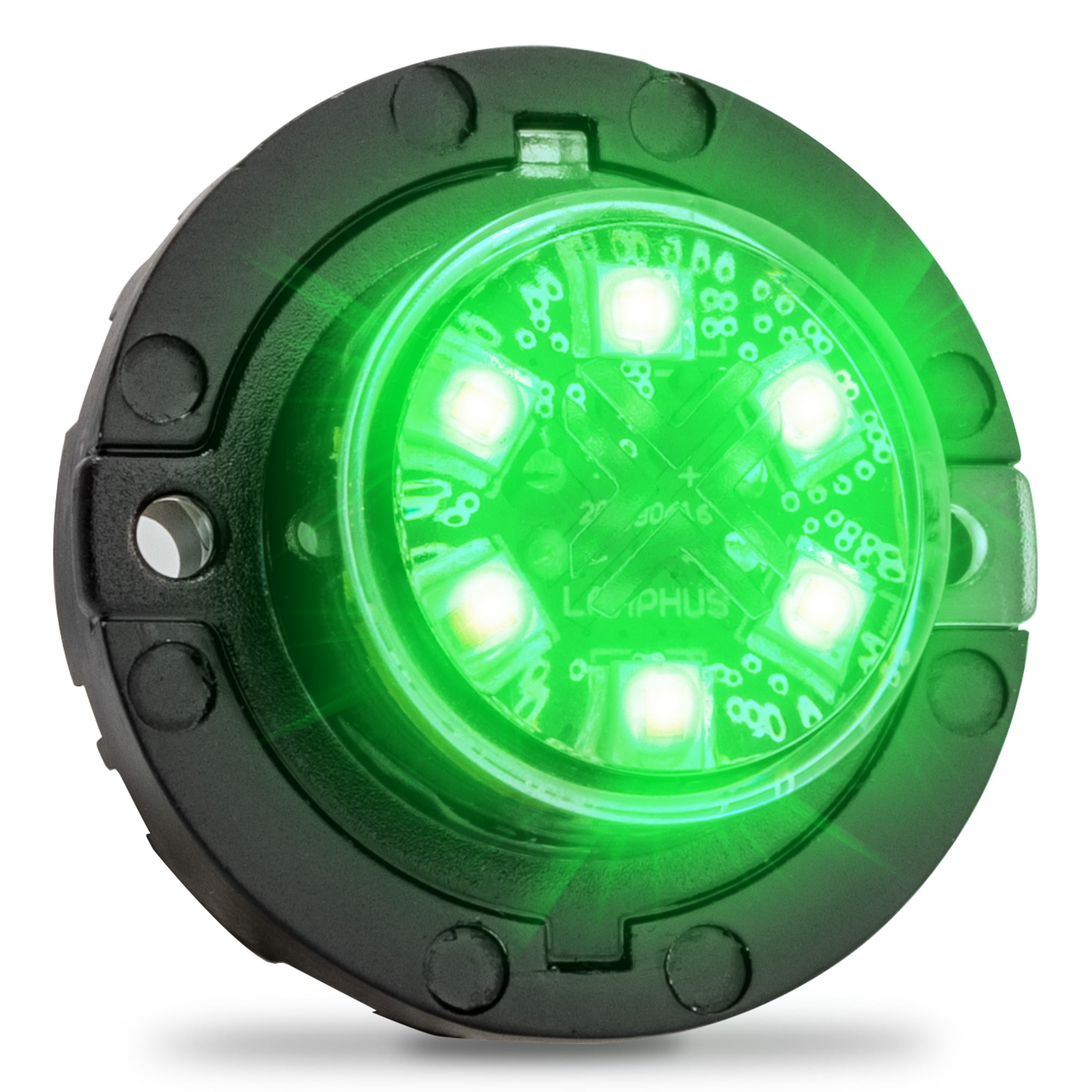SnakeEye III GREEN LED Hideaway Strobe Light [SAE Class 1] [IP67 ...