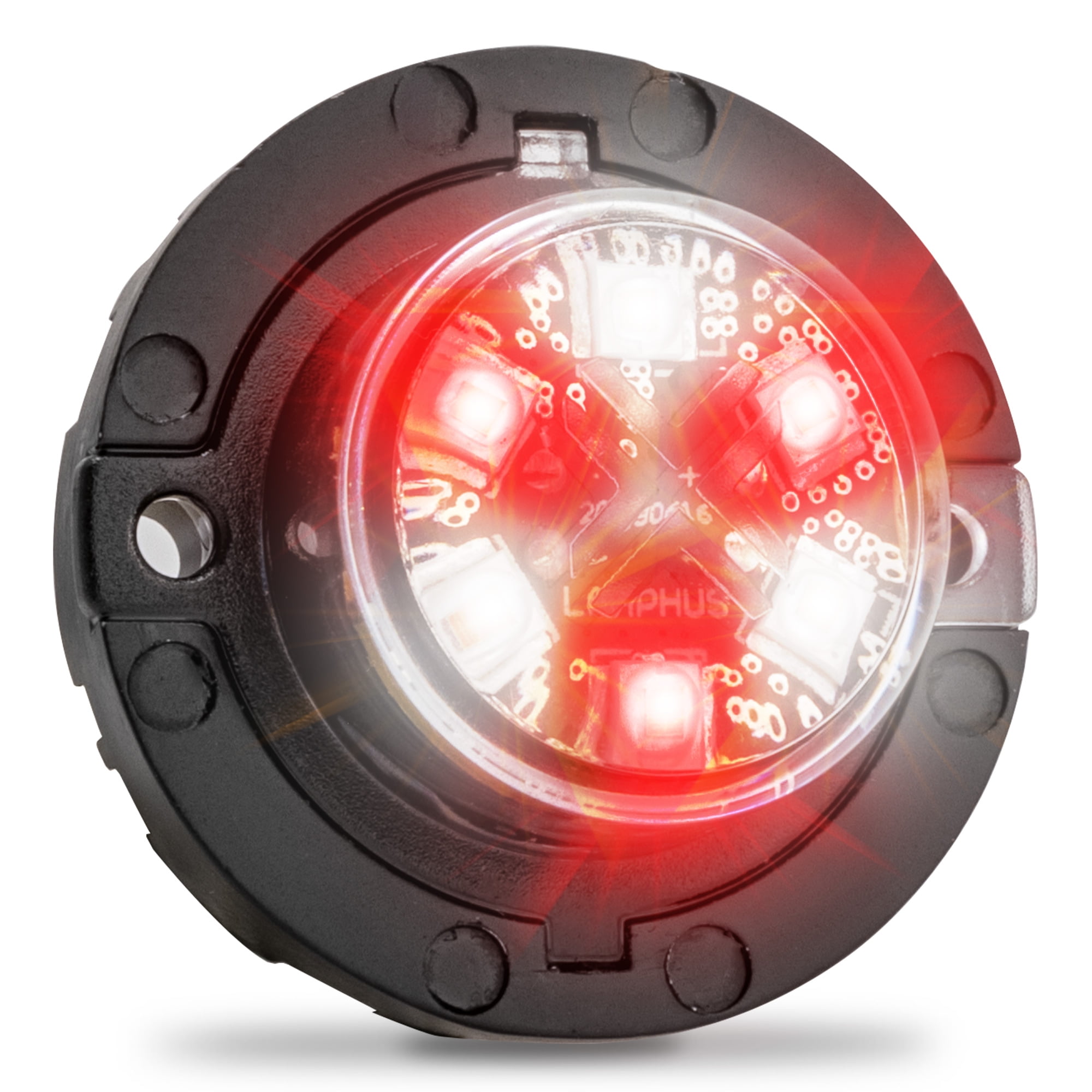 SnakeEye III RED WHITE LED Hideaway Strobe Light [SAE Class 1] [IP67 ...