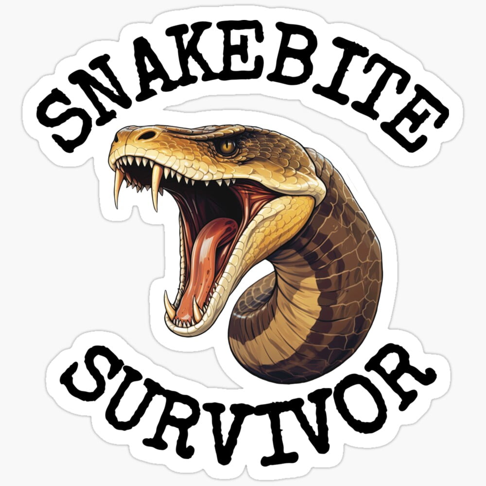 Snakebite Survivor Stickerphone Decal Water Bottle Stickers, Vinyl Stickers For Water Bottles ...