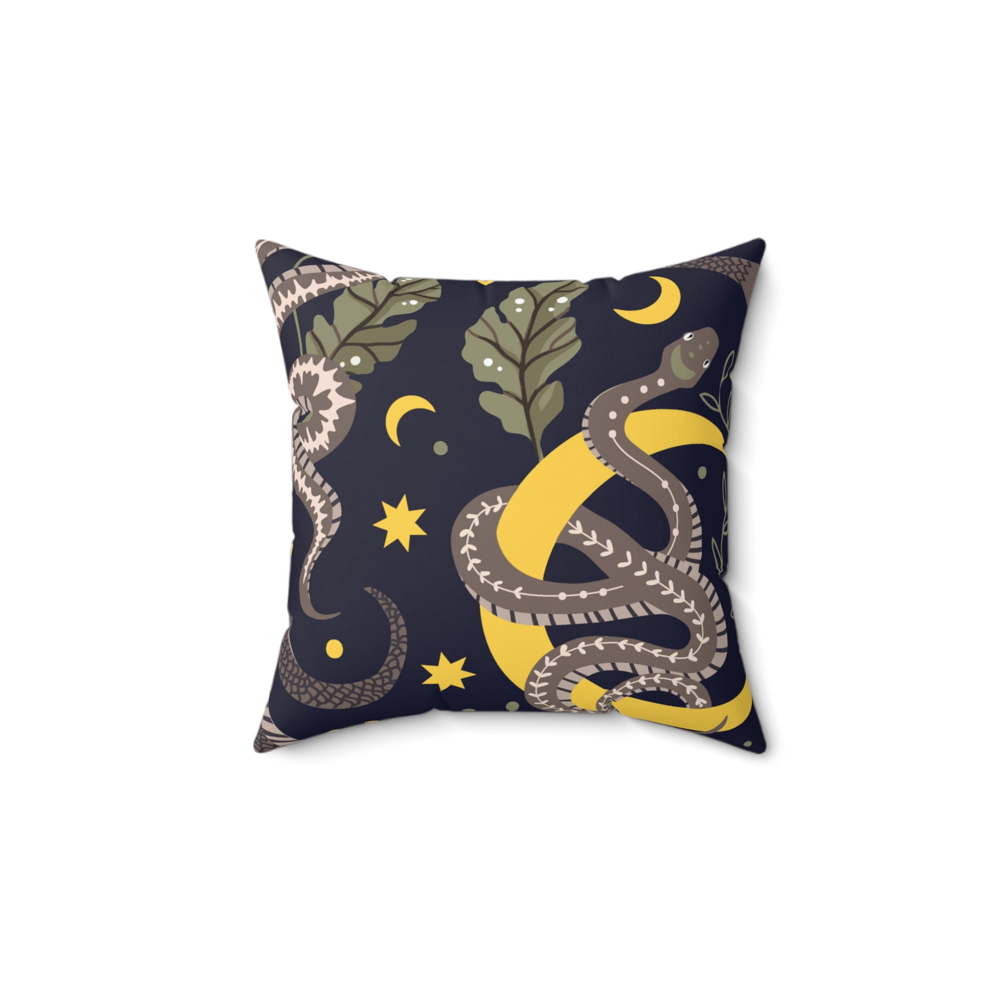 Snakes After Midnight Square Pillow - Walmart.com