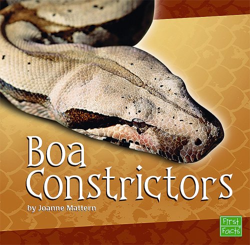 Pre-Owned Boa Constrictors First Facts: Snakes Library Binding Mattern ...
