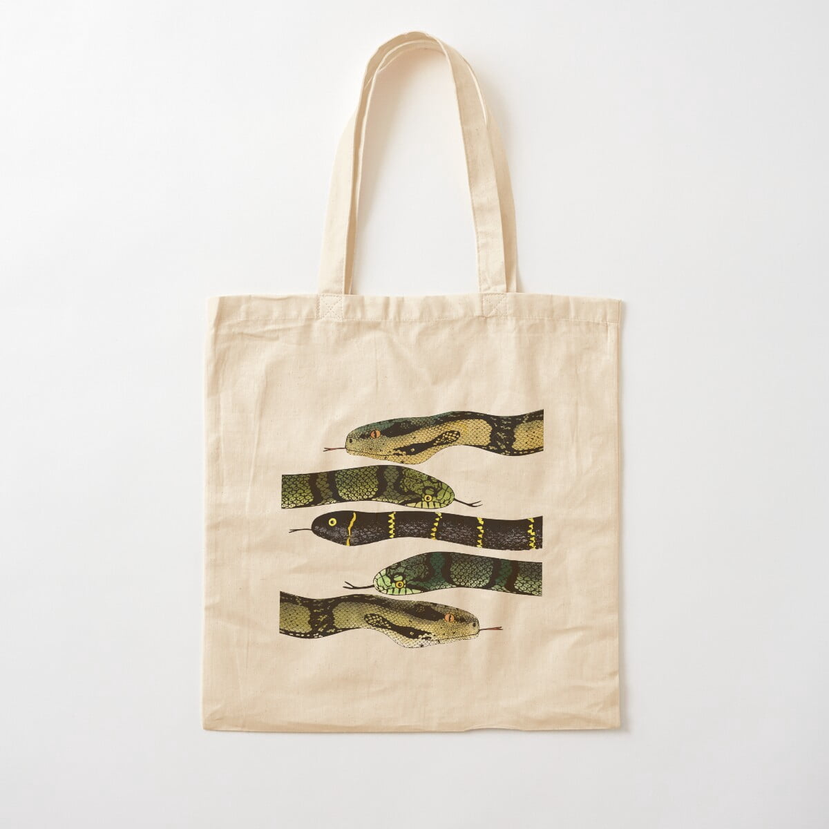 Snakes Cotton Tote Bag Canvas Tote Bag, Family Gift For Mother, Her ...