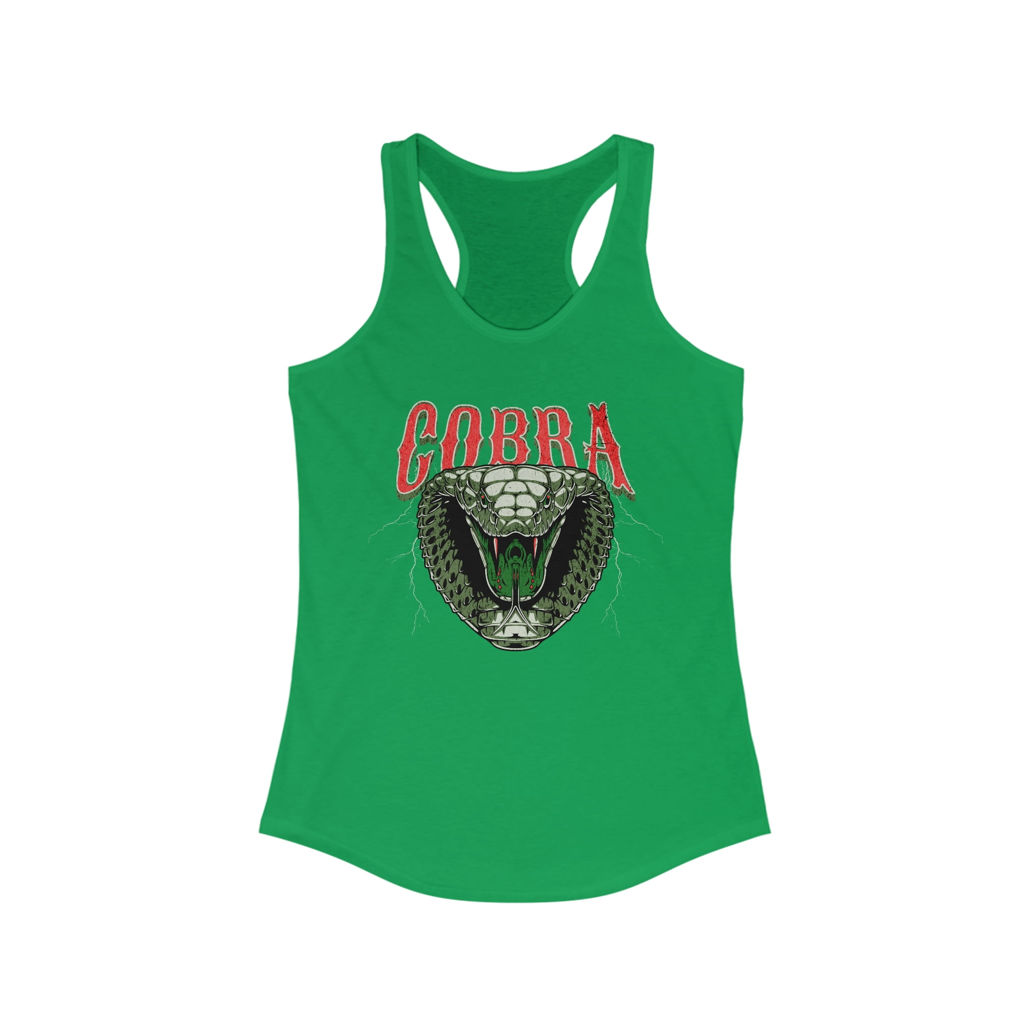 Snakes Lover Women's Racerback Tank, Cobra Snake Zoo Reptile Venom ...