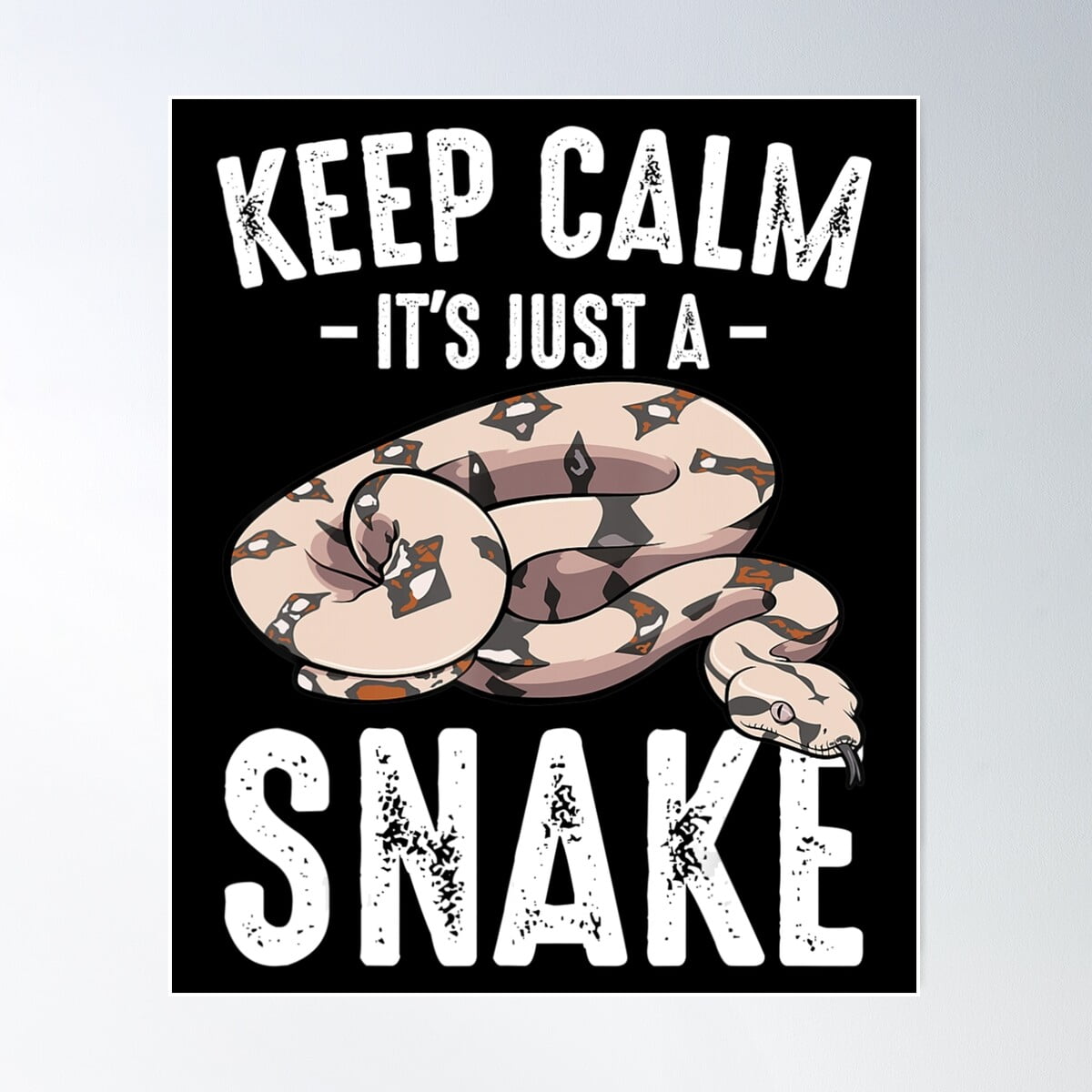 Snakes Owner Educational Types Island Evolution Lover Humor Poster Wall ...