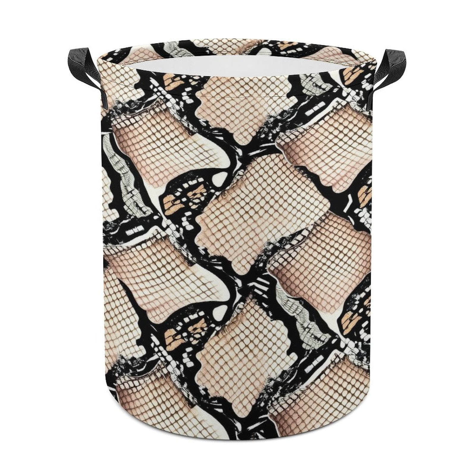 Snakeskin Mesh Pattern Waterproof Storage Bag Household Dirty Laundry ...