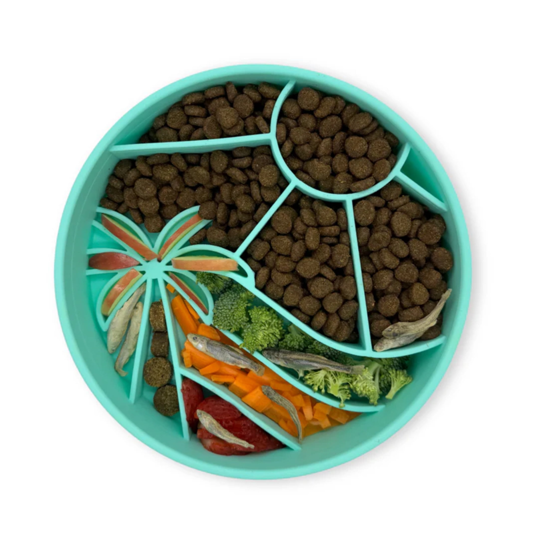 Snaks 5th Avenchew Dog Slow Feeder Bowl (Silicone) - Blue - Walmart.com