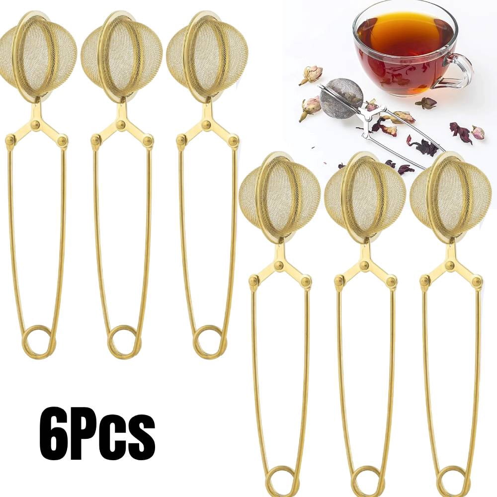 Snap Ball Tea Strainer, 6 Pcs Premium Stainless Steel Tea Infuser with ...