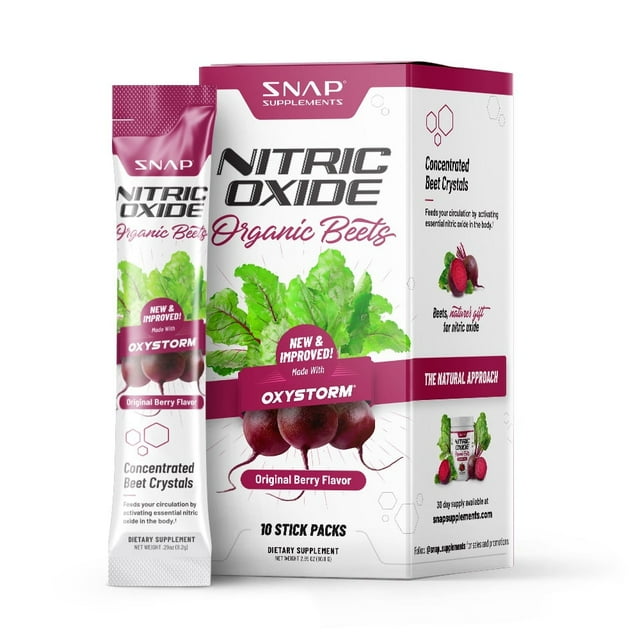 Snap Beet Root Powder Sticks, Nitric Oxide Boost, Heart Health, Stamina ...