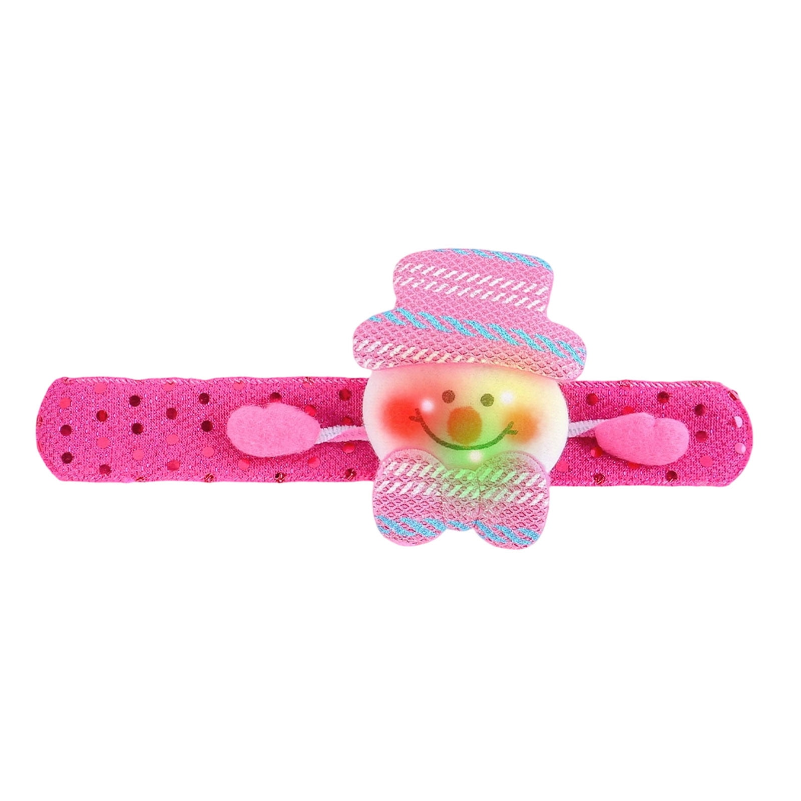 Snap Bracelet Light Up Glowing Flick Wristbands For Kids Holiday Party ...