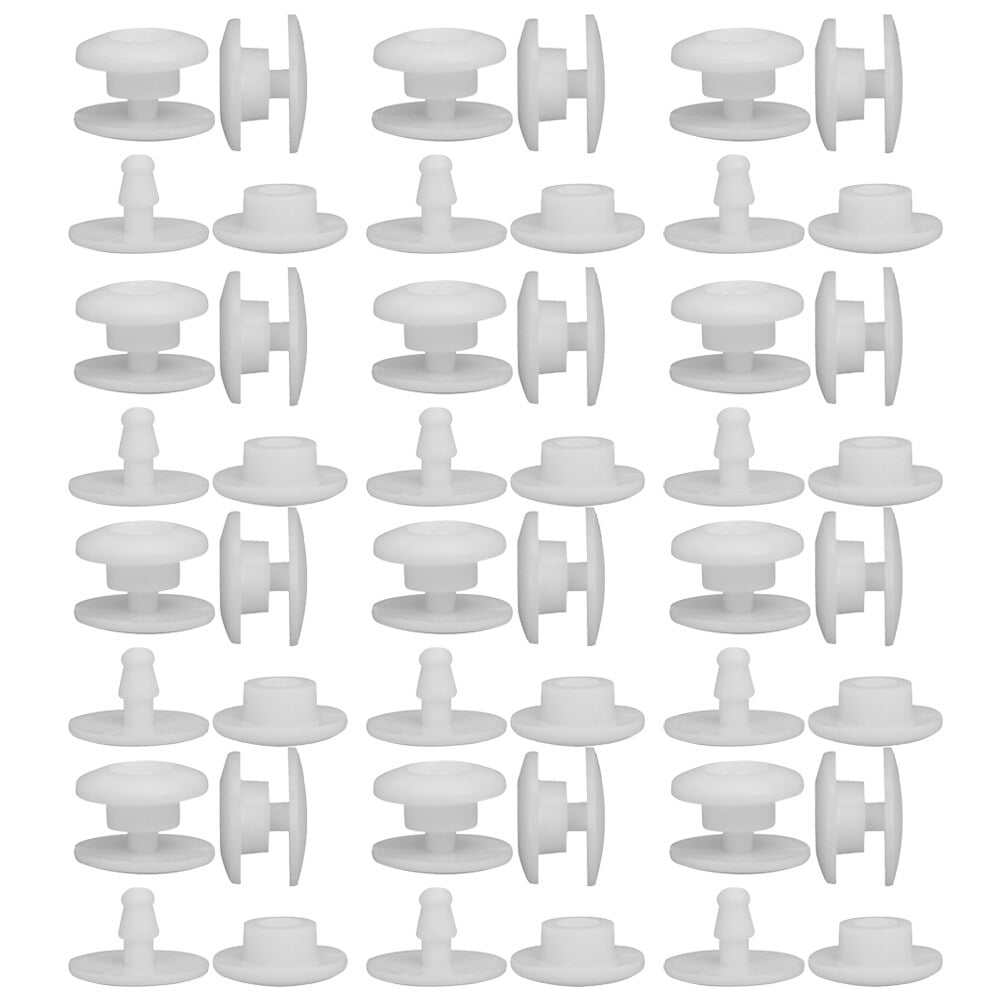 Snap Button Buttons Fastener Plastic Press Fasteners Cover Face Sew ...