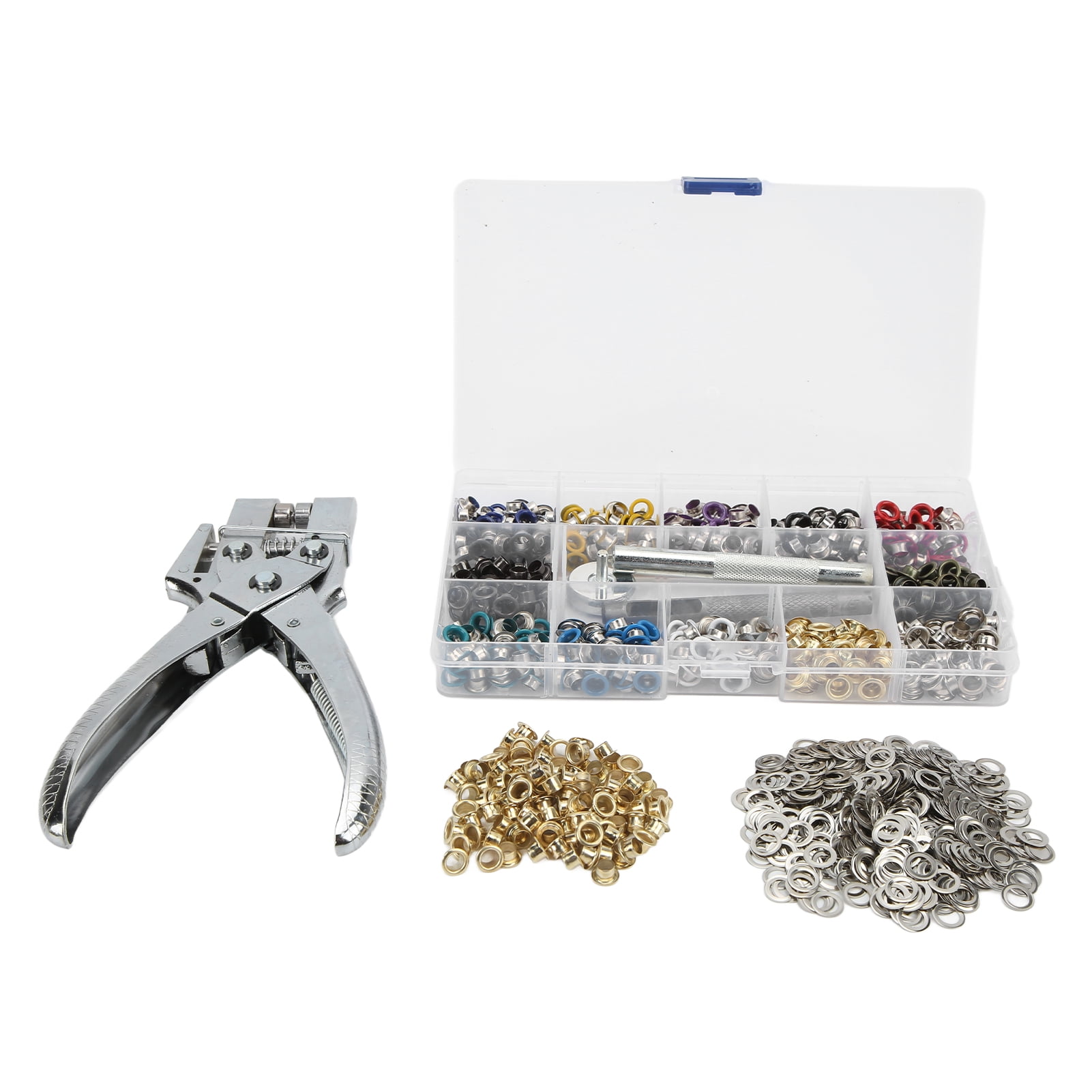 Snap Button Fastener Tool Kit 5mm 12 Colors Eyelets Buckle with Knock ...