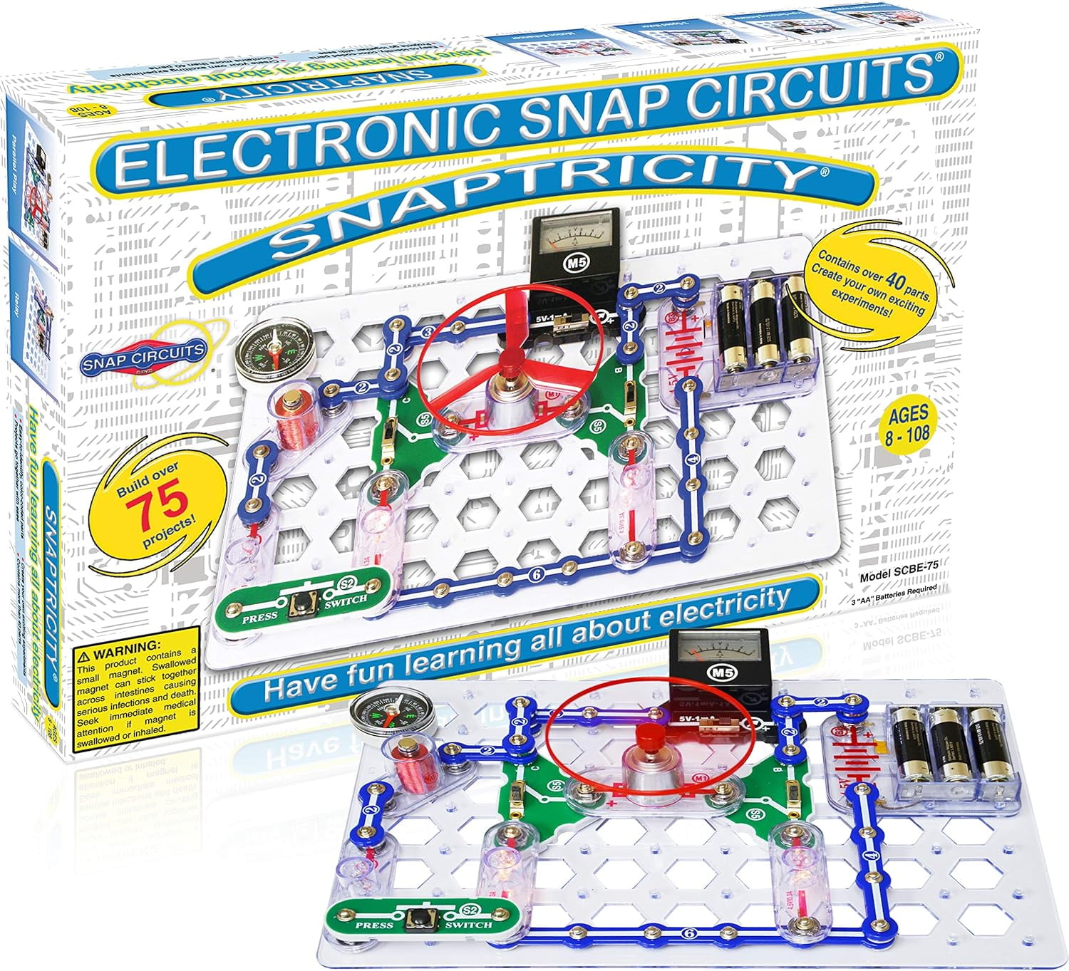 Snap Circuits “Arcade”, Electronics Exploration Kit, Stem Activities ...