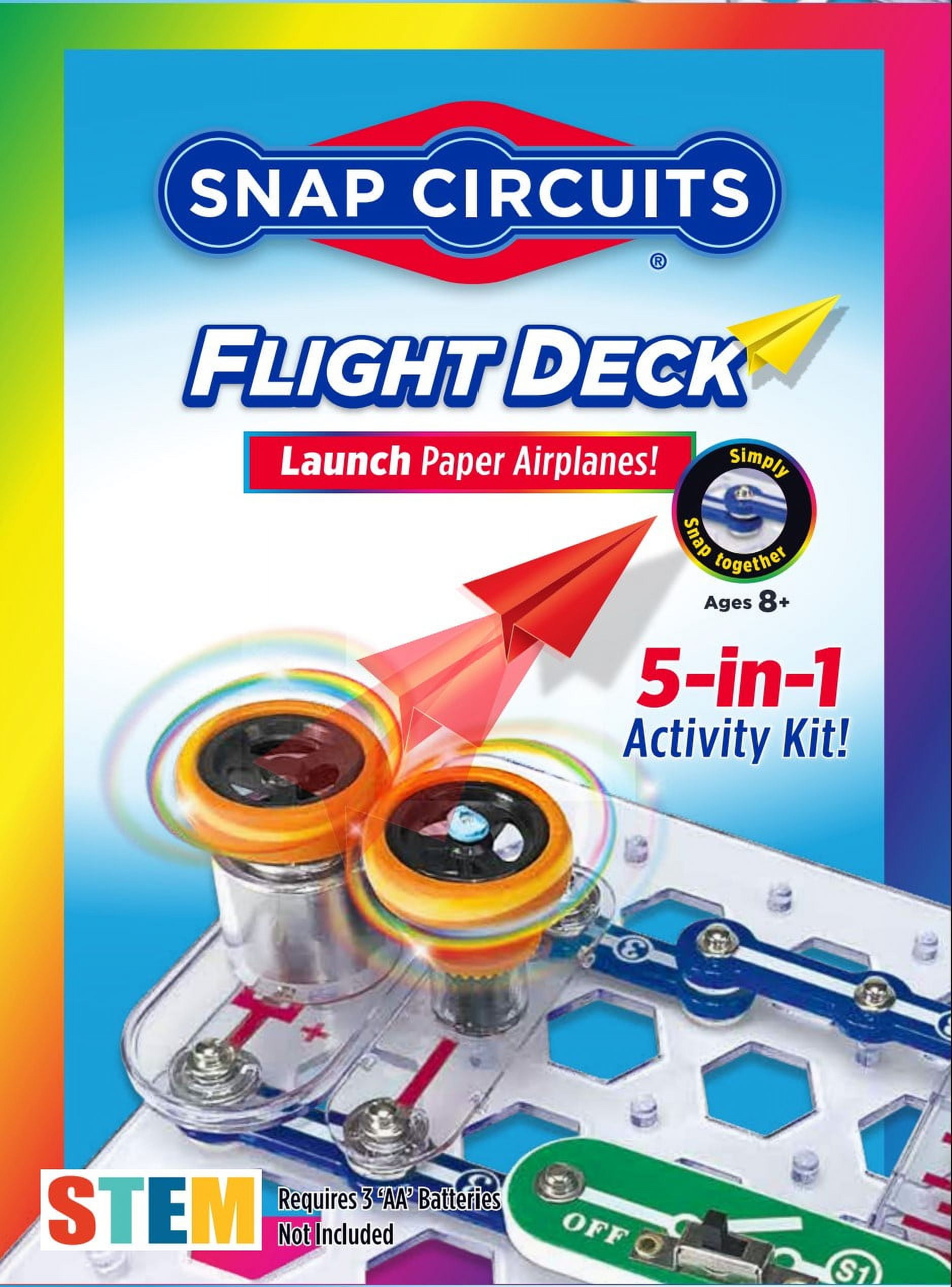 Snap Circuits® Flight Deck, 5-in-1 STEM Toy Electronic Science Kit, SCFLTKIT - Walmart.com