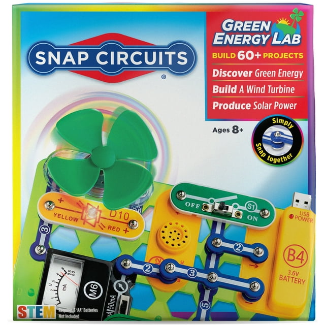 Snap Circuits® Green Energy LAB SCGRNENGKIT | Electronics Exploration ...