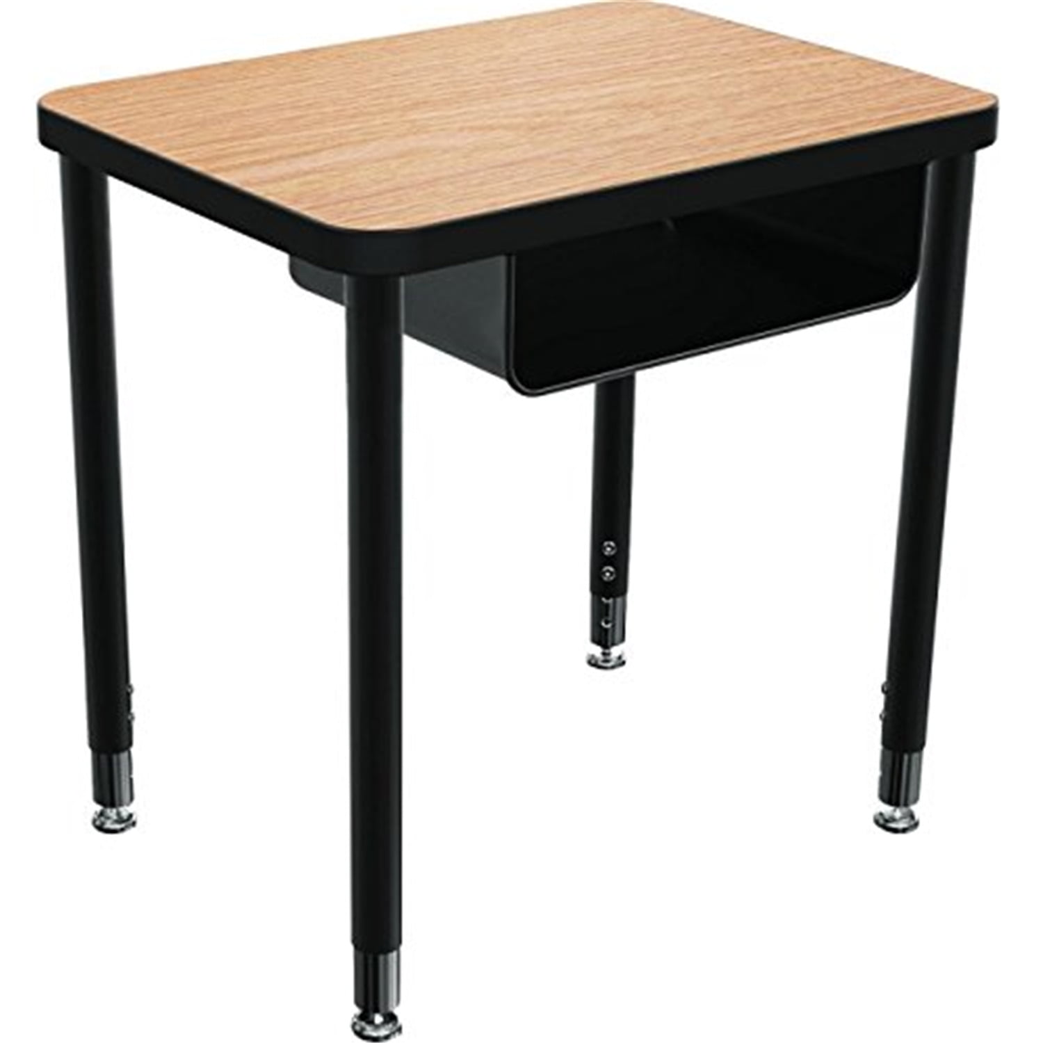 Snap Desk Configurable Student Desking - Small Rectangle - Fusion Maple ...