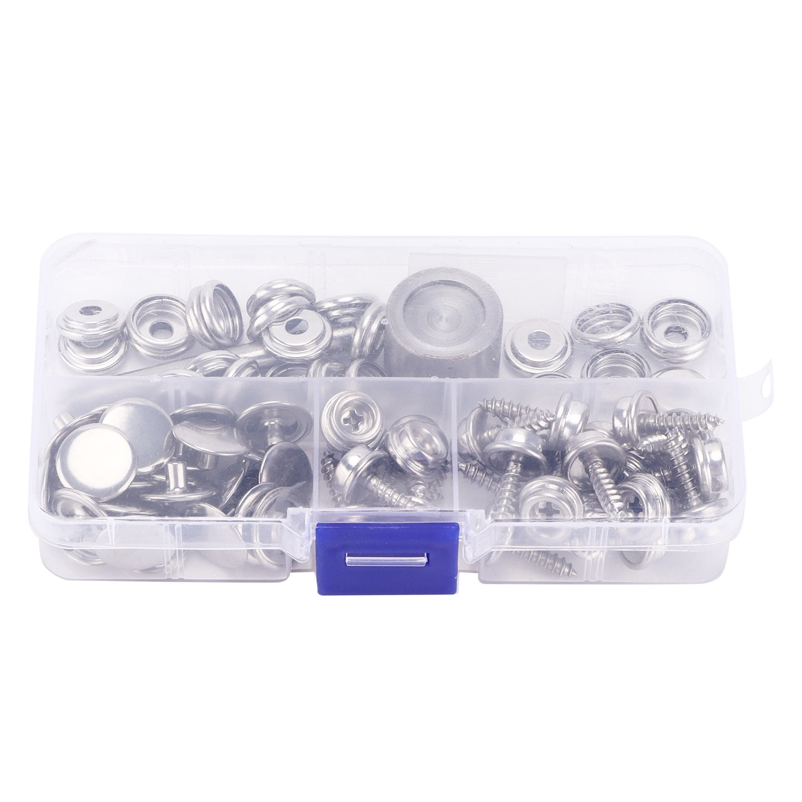 Snap Fastener Kit Stainless Steel Canvas Boat Cover Button Metal Screw ...