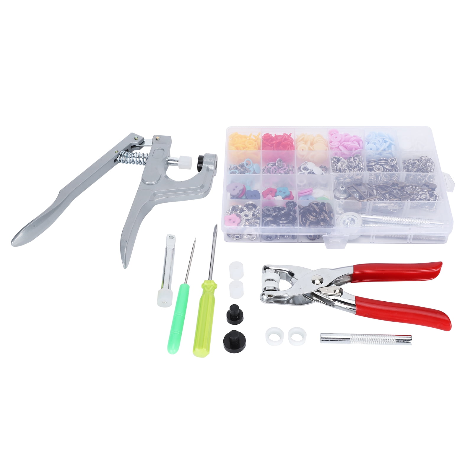 Snap Fastener Set Press Studs Kit Tich Button Metal Clothing Accessories Sewing Tool - Walmart.com
