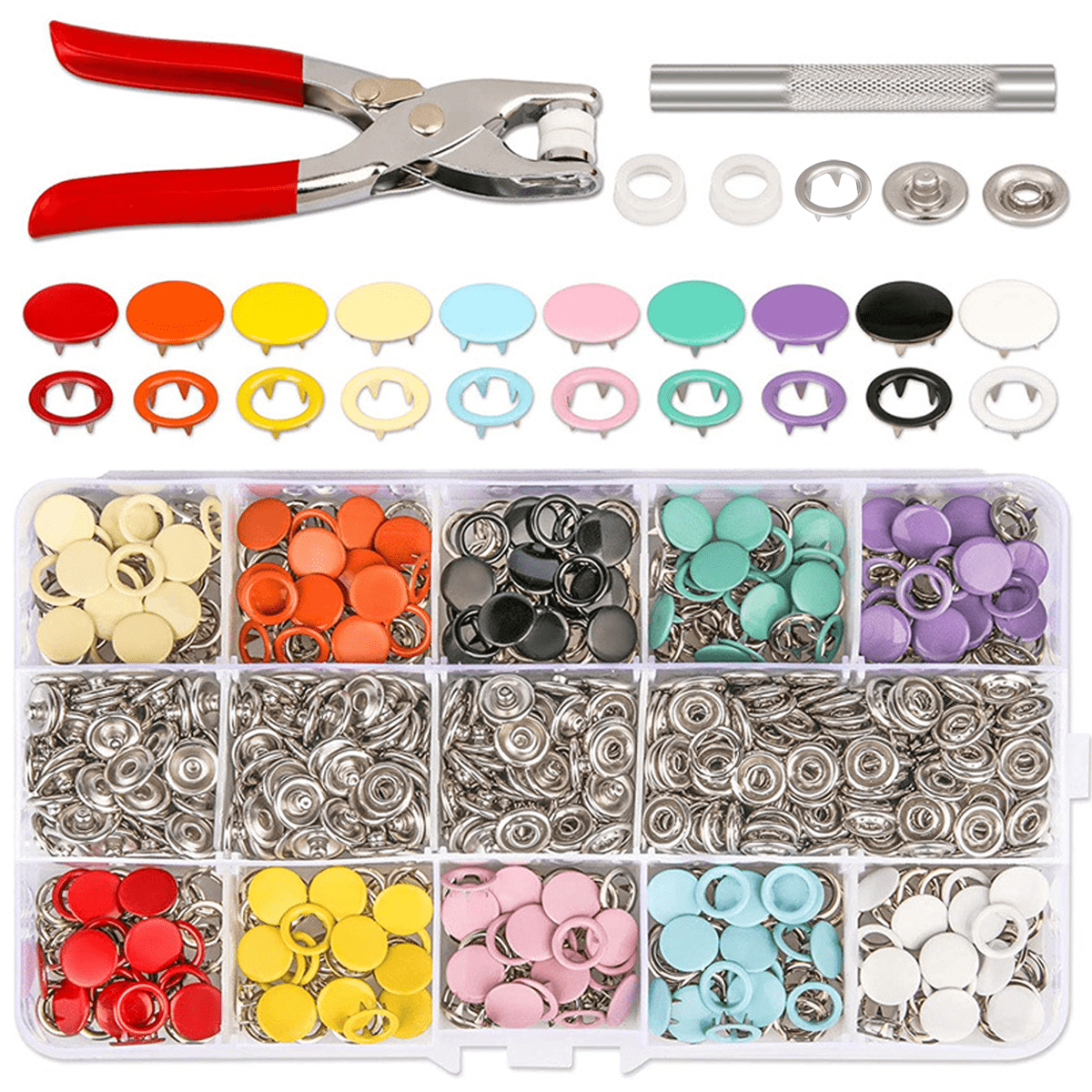 Snap Fastener Tool, Stainless Steel Snaps for Wide Application ...