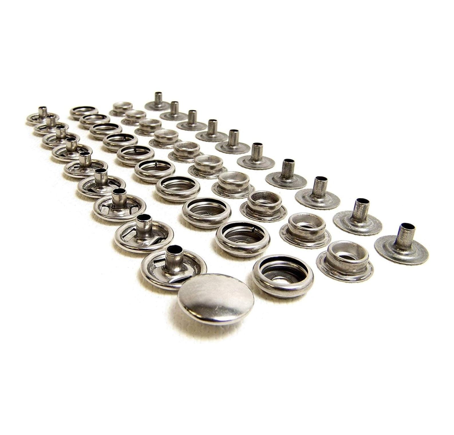 Snap Fasteners 100% Stainless Steel Boat Marine Canvas Upholstery Snaps ...