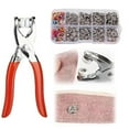 Snap Fasteners Tool Kit, 100 PCS Invisible Colored Metal Buckle Manual ...