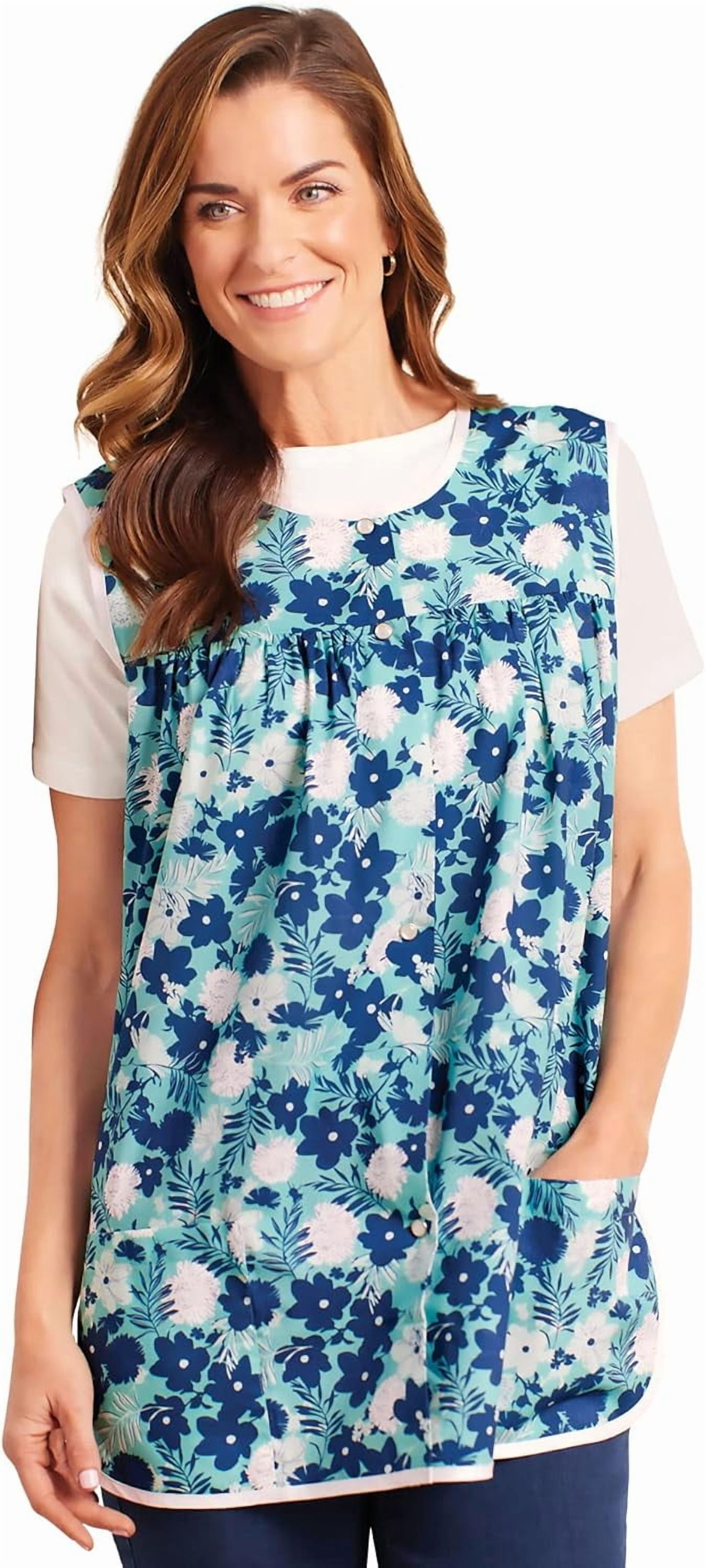 Snap Front Cobbler Aprons Vest with Two Patch Pockets - Walmart.com