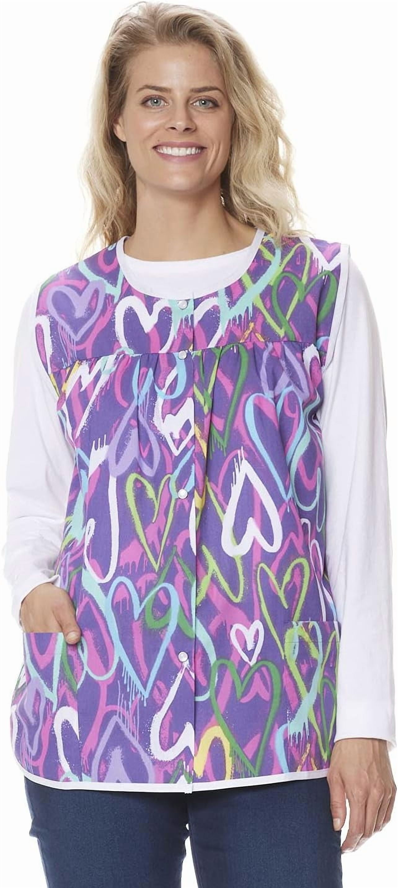 Snap Front Cobbler Aprons Vest with Two Patch Pockets - Walmart.com