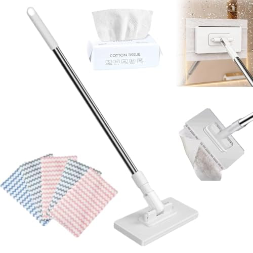 Snap Grip Mini Mop, Cloth Changing Mini Mop, Convenient Disposable Clip ...