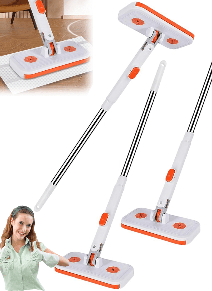 Snap Grip Mini Mop Set, 2026 New Convenient Cloth Changing Mini Mop ...