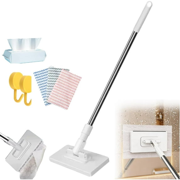 Snap Grip Mini Mop | Zero Touch Mini Mop: Disposable Clip Mopstick W/10 ...