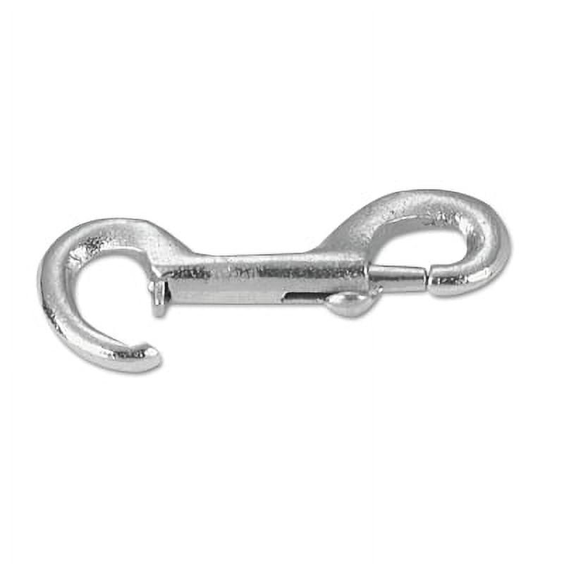 Snap Hook, Malleable Iron And Steel, Rigid Open Eye Bolt, 15/32 In Hook ...