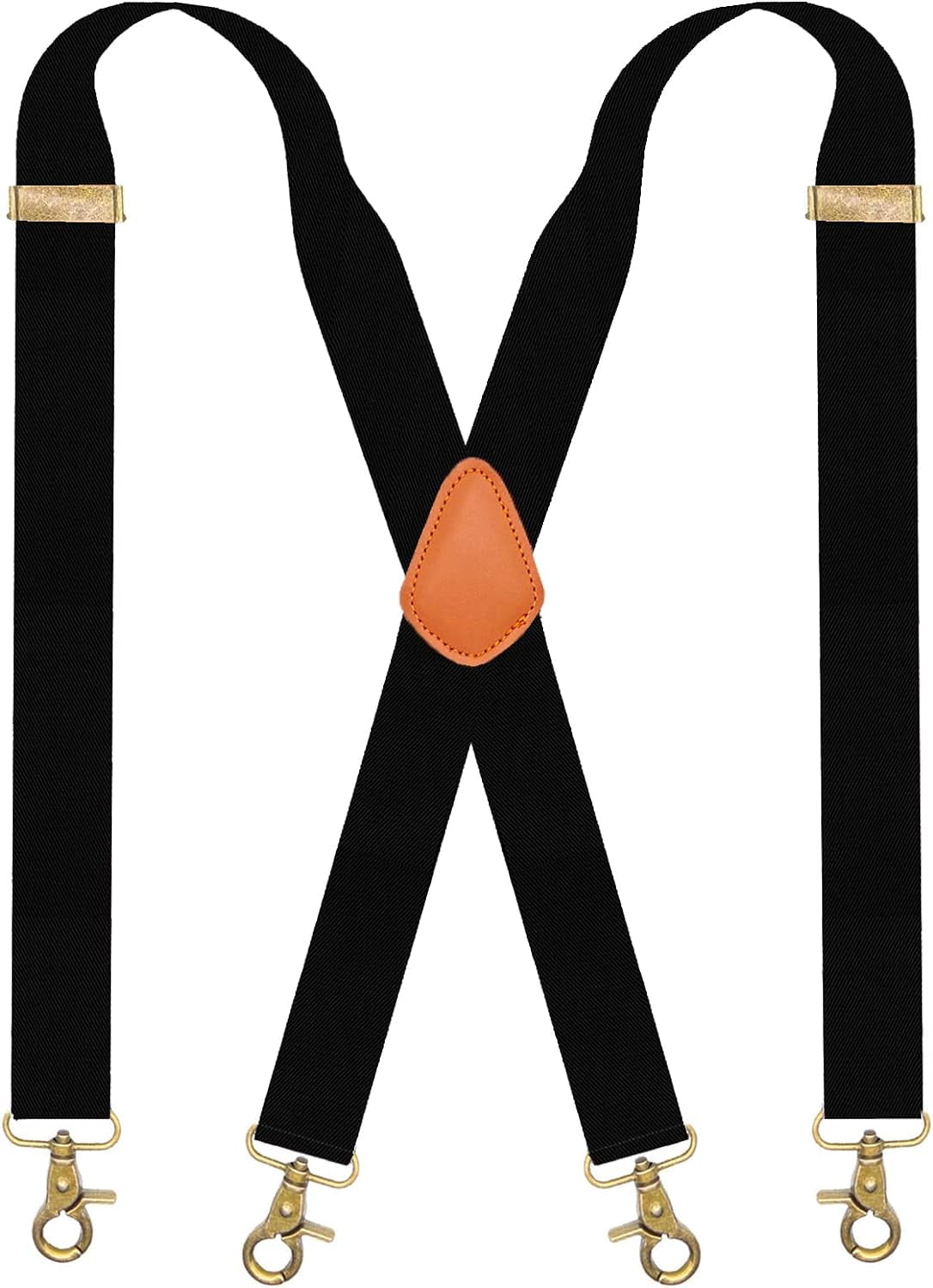 Snap Hook Suspenders for Men for Belt Loop Retro Suspenders Adjustable ...