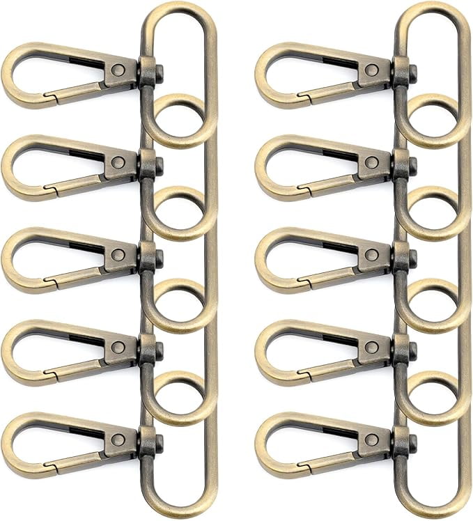 Snap Hook Swivel Push Gate Lobster Clasps Fashion Clips Purse Making ...