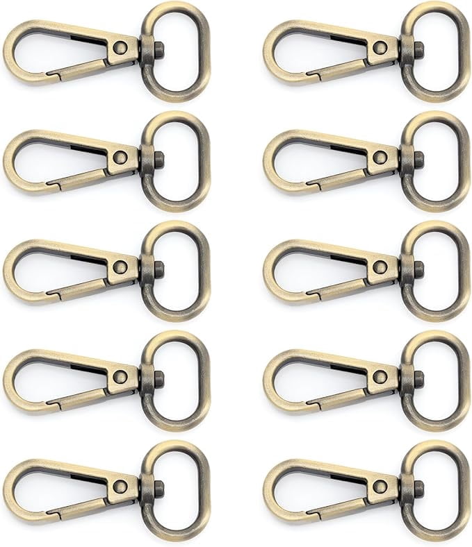 Snap Hook Swivel Push Gate Lobster Clasps Fashion Clips Purse Making ...