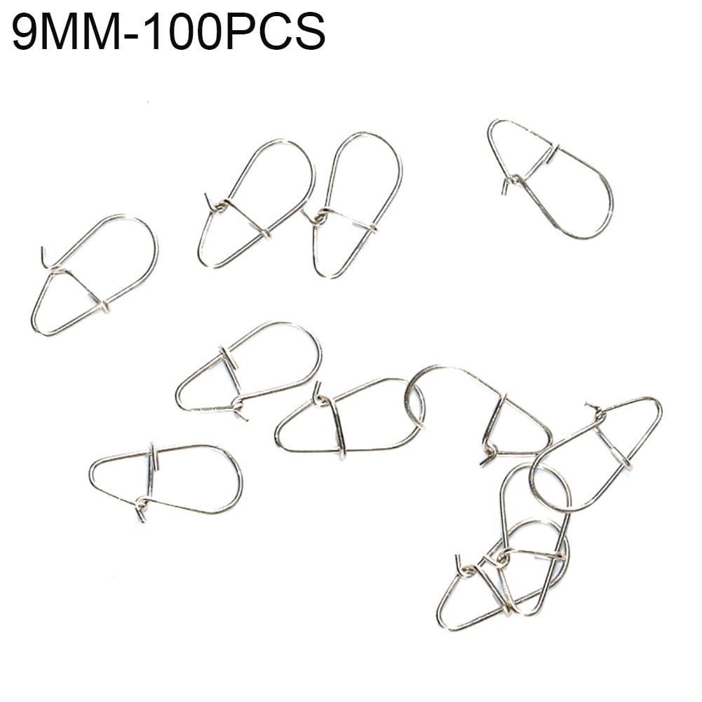 Snap Hooks, 100Pcs Stainless Steel Hooks Fast Snap Clips Lock ...