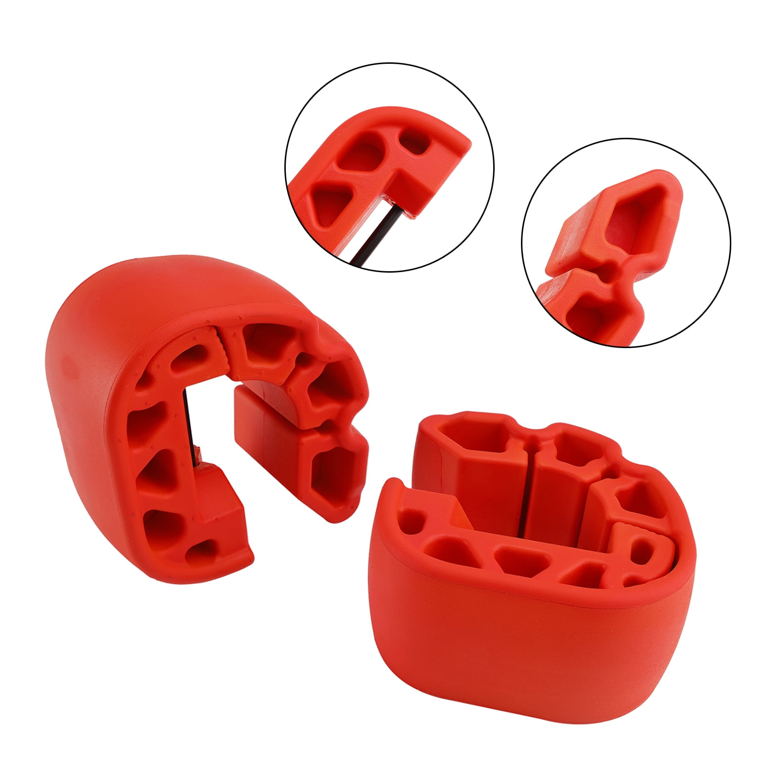 Snap-In Fenders Bumper Anti Crash Buffer 295100418 Red For Sea-Doo Gtx ...