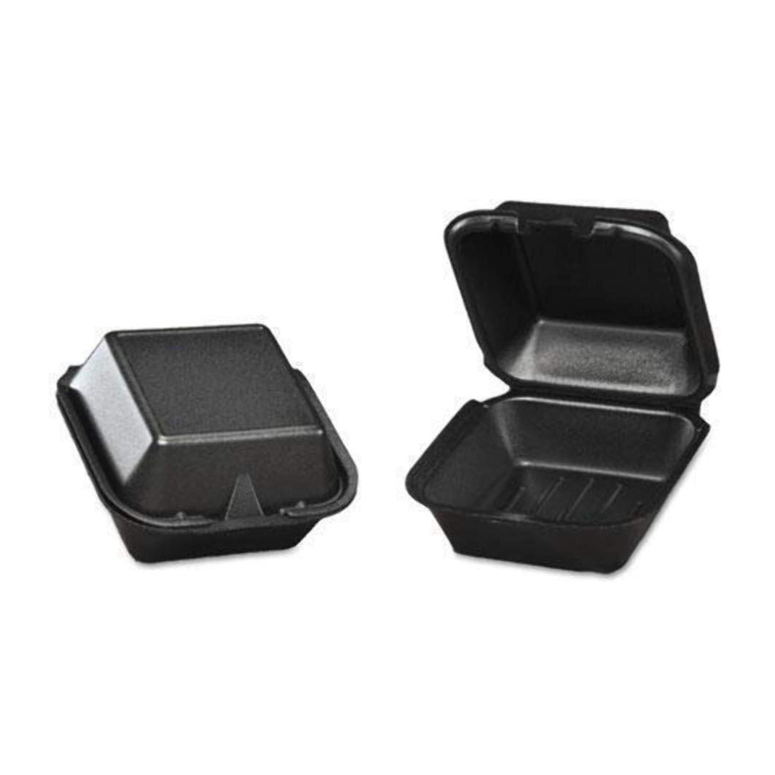 Snap It Hinged-Lid Foam Food Container GNPSN2253L 500/pk - Walmart.com
