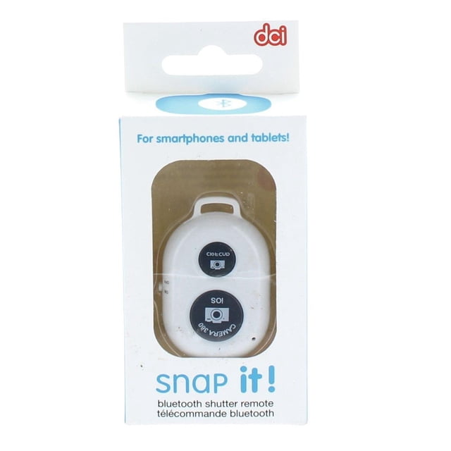 Snap It! Smart Phone Bluetooth Photo Remote: White - Walmart Business ...