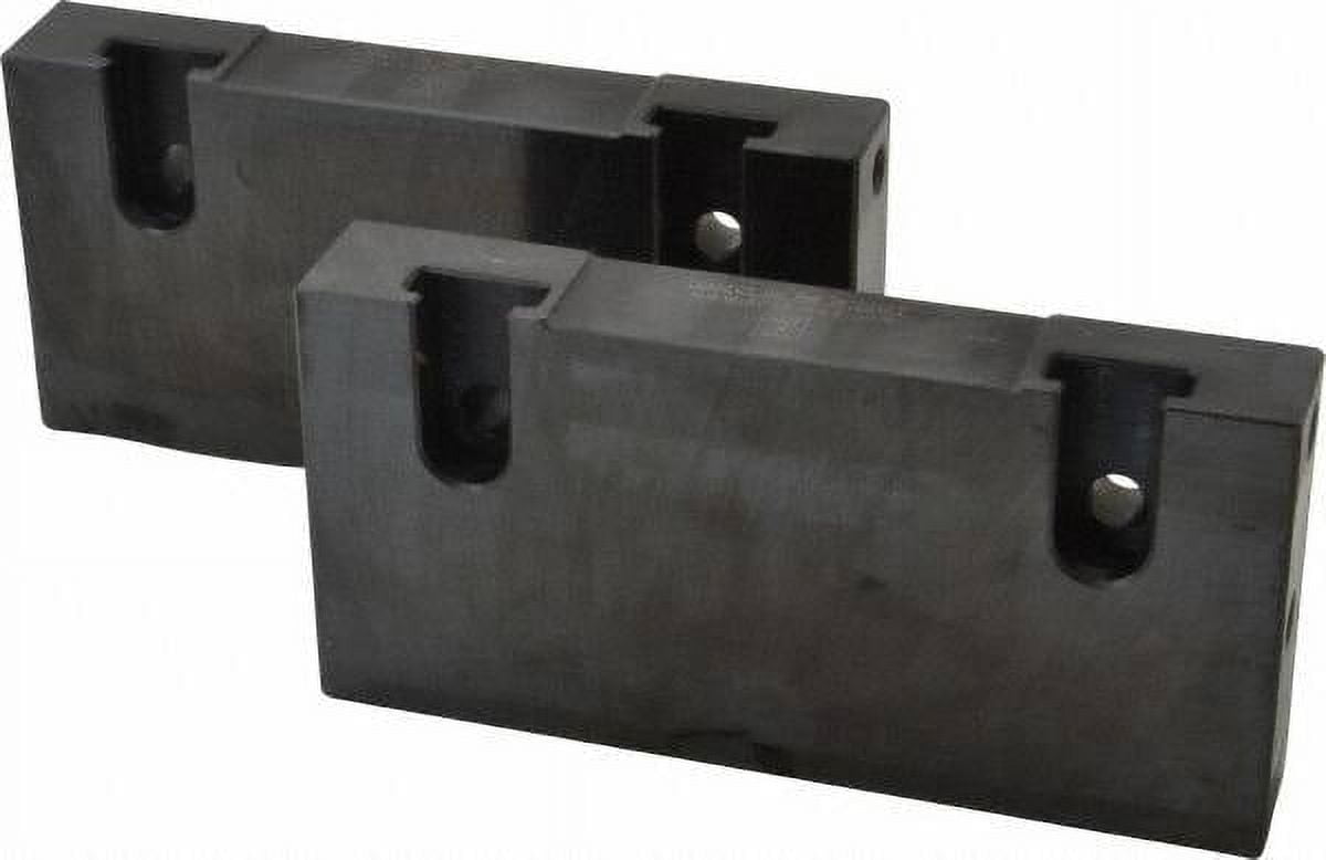 Snap Jaws 6" Wide x 3" High x 1" Thick, Flat/No Step Vise Jaw - Walmart.com