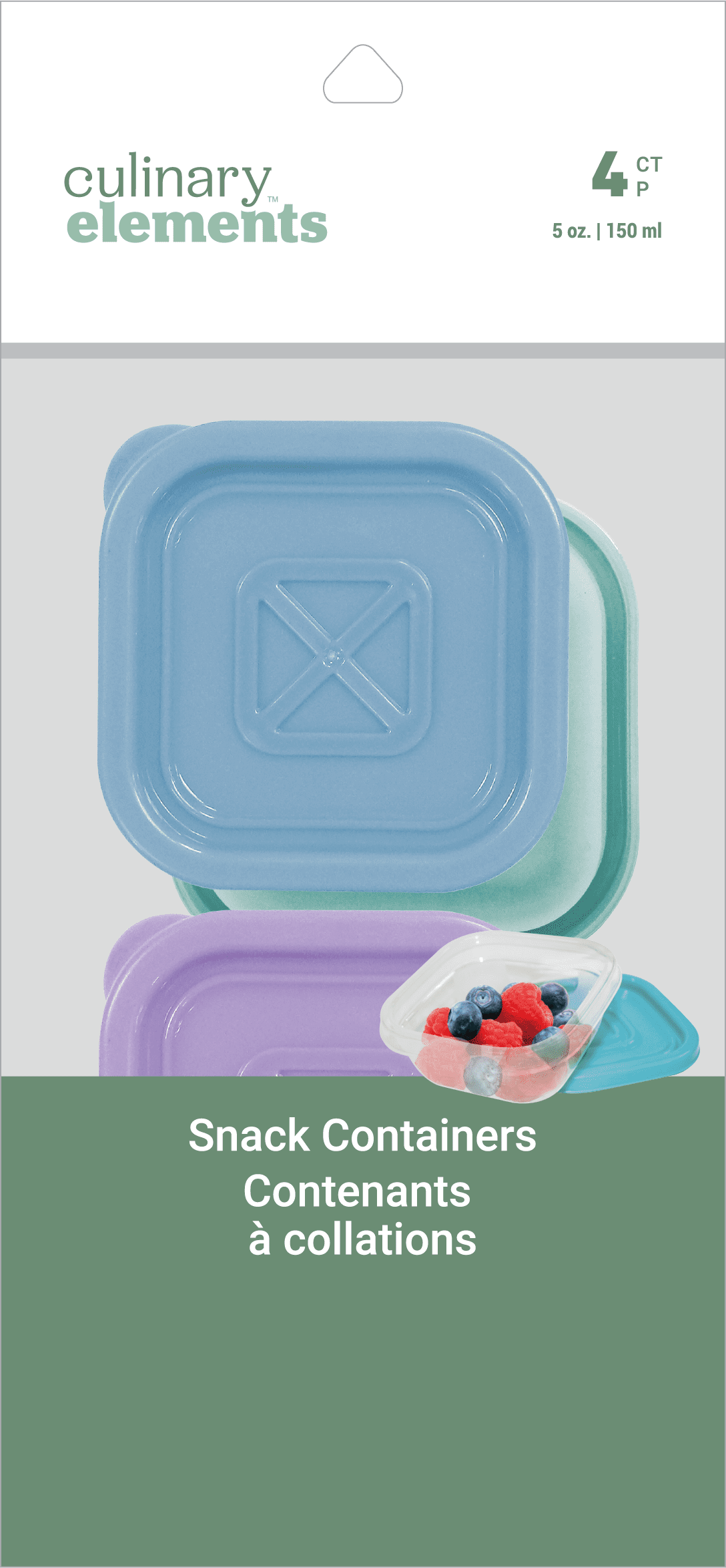 Snap Lid Containers 4 Count - Walmart.com