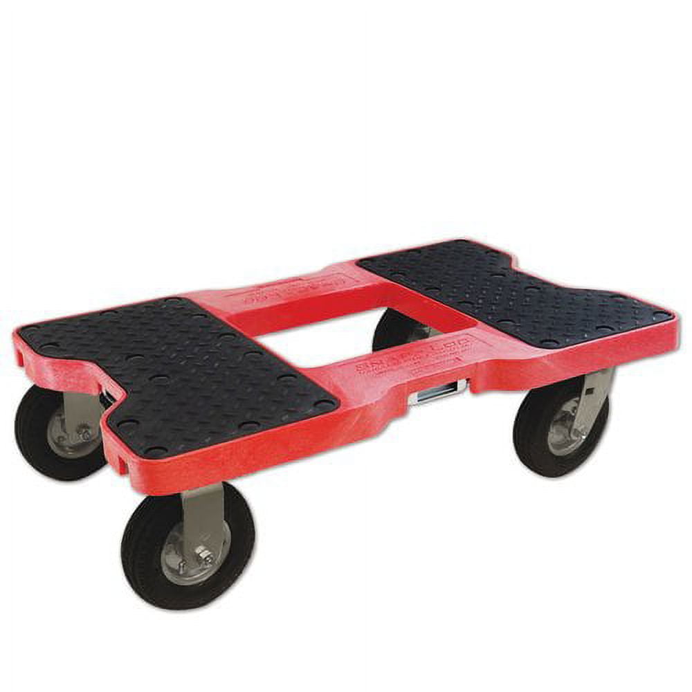 Snap-Loc 1500 Lb Air-Ride Professional E-Track Dolly Red, Safely Moves ...