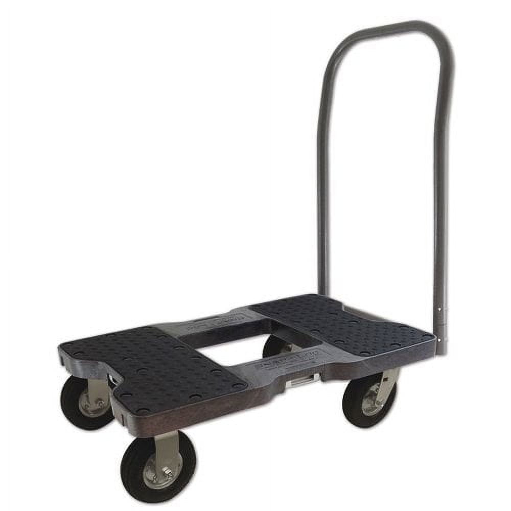 Snap-Loc 1500 Lb Air-Ride Professional E-Track Push Cart Dolly Black ...